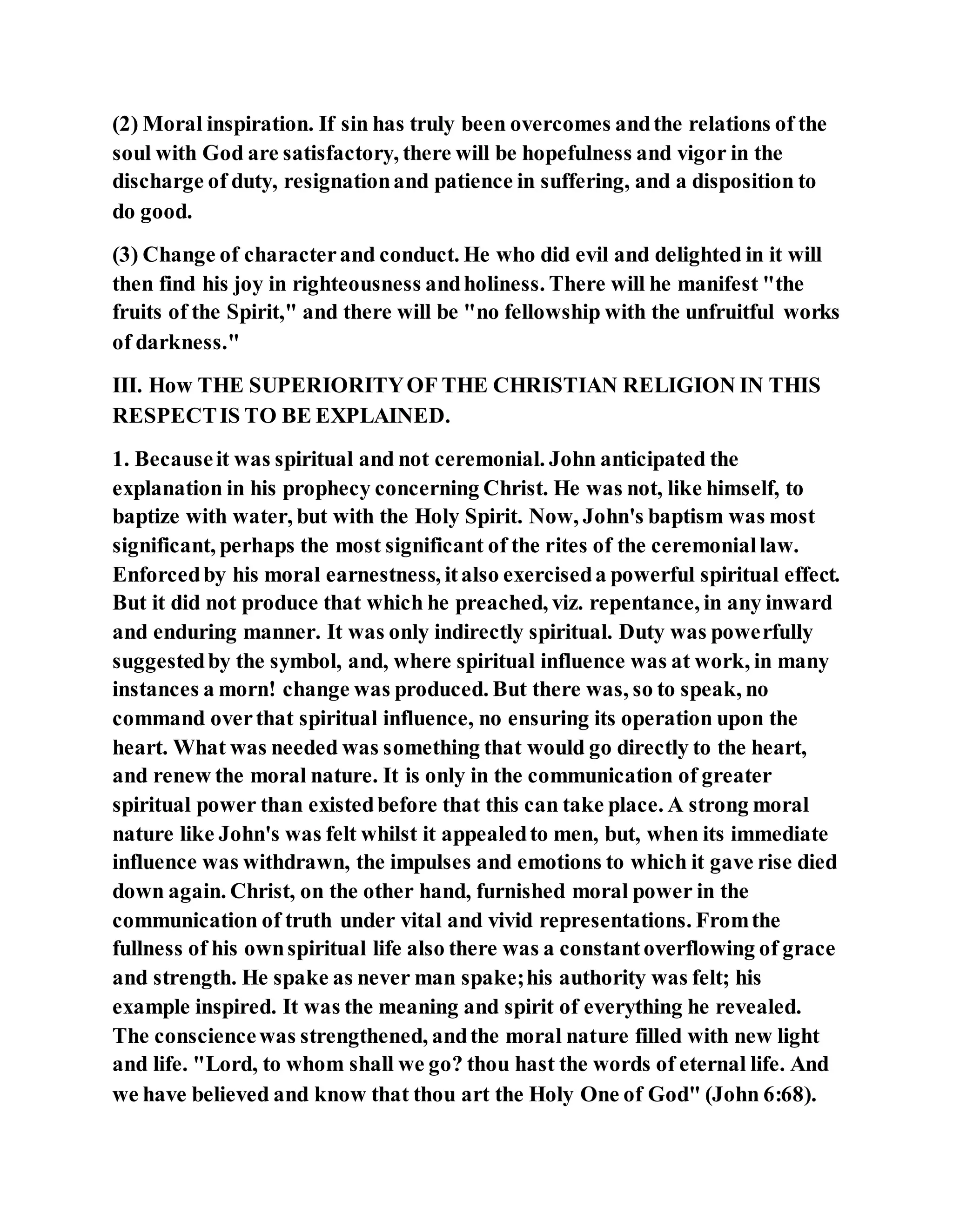 Holy spirit baptism in mark | DOCX