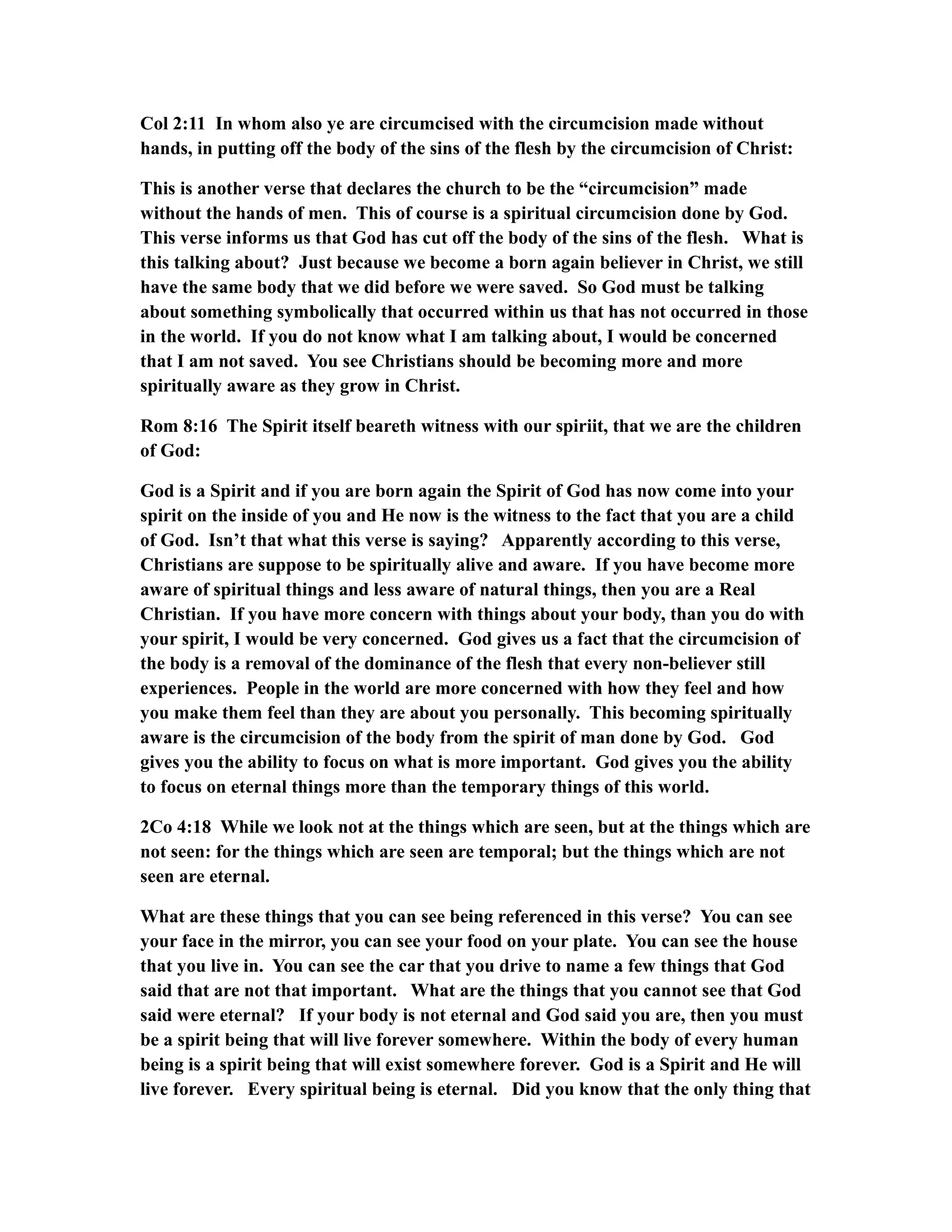 Holy spirit circumcision | RTF