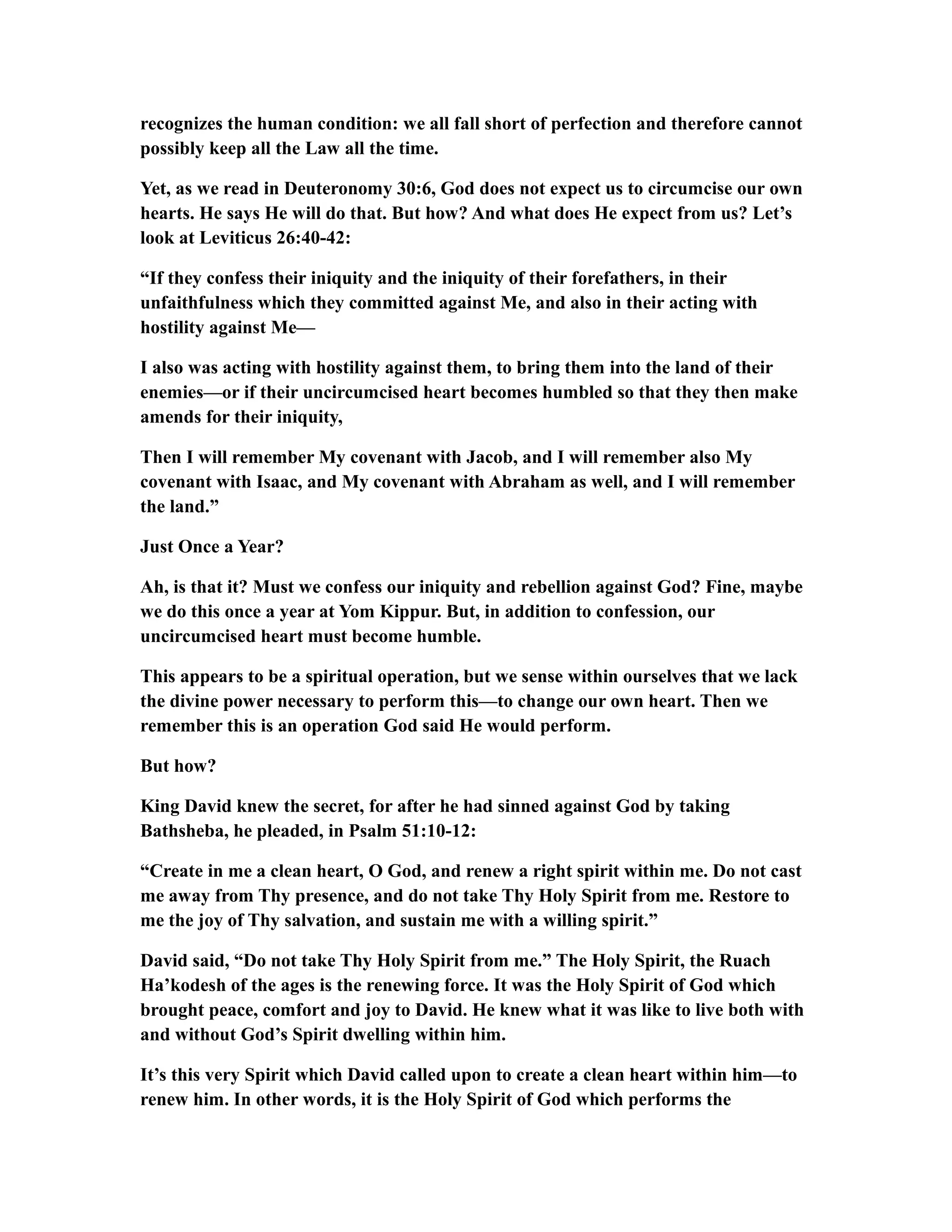 Holy spirit circumcision | RTF