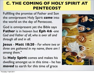 The Coming of Holy Spirit - Chafer, Walvoord | PDF