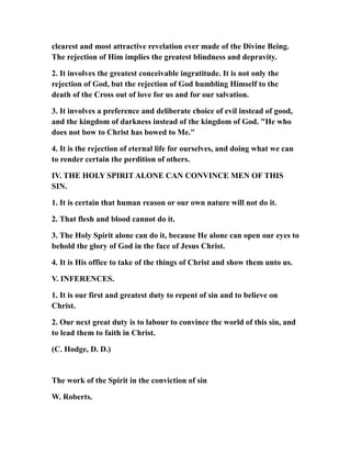 Holy spirit conviction of sin | RTF