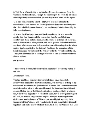 Holy spirit conviction of sin | RTF
