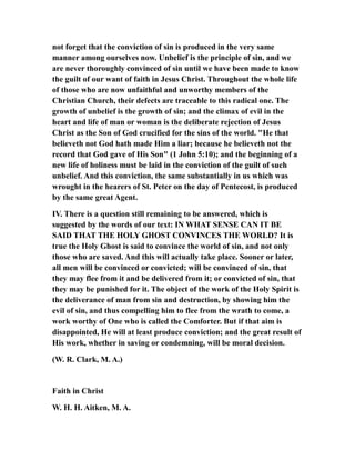 Holy spirit conviction of sin | RTF