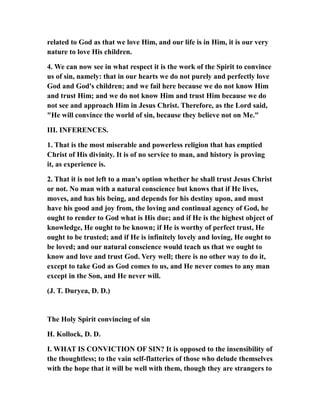 Holy spirit conviction of sin | RTF