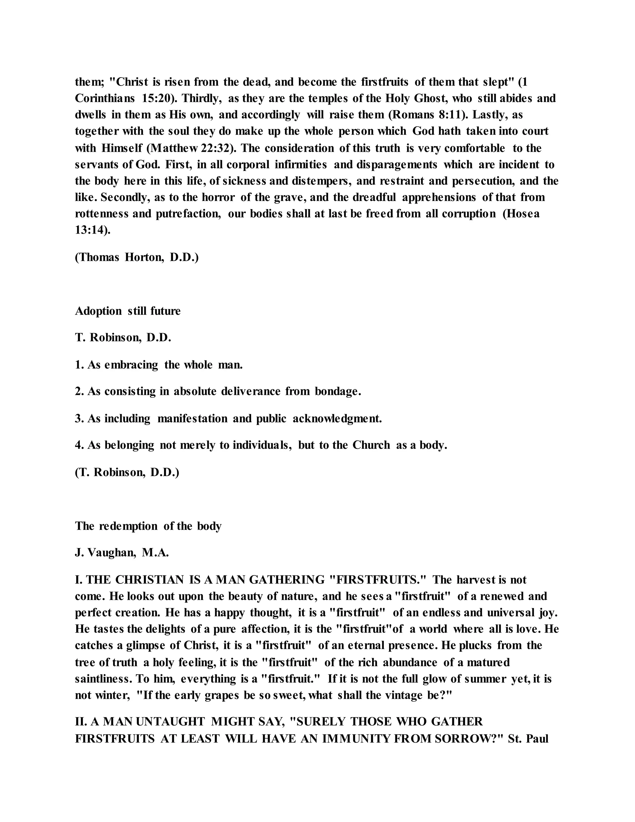 Holy spirit first fruits | DOCX