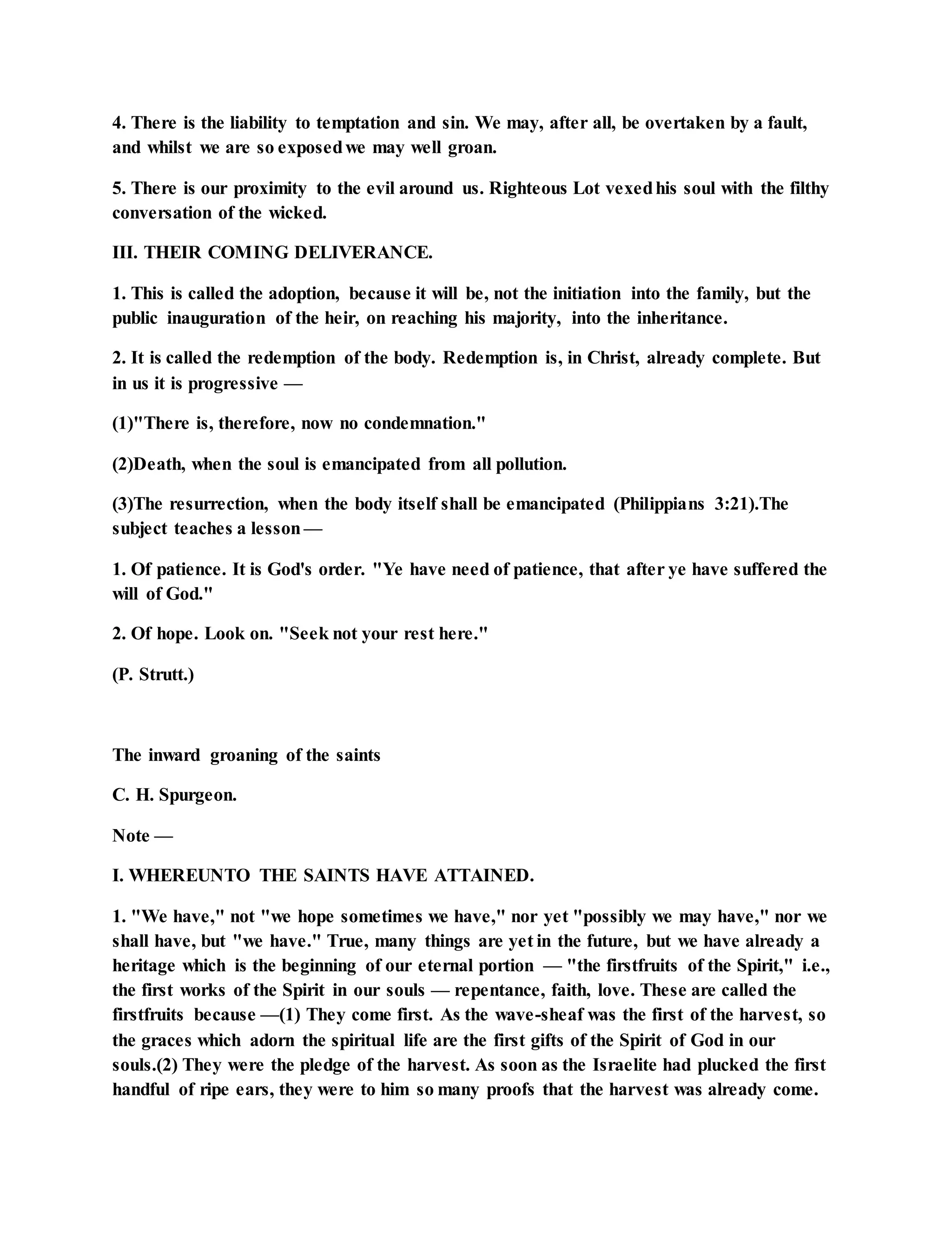 Holy spirit first fruits | DOCX