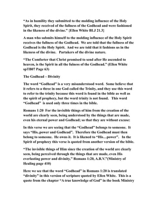 Holy spirit fullness | RTF