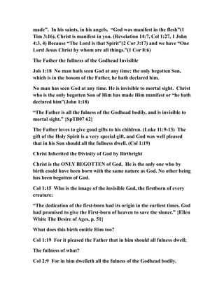 Holy spirit fullness | RTF