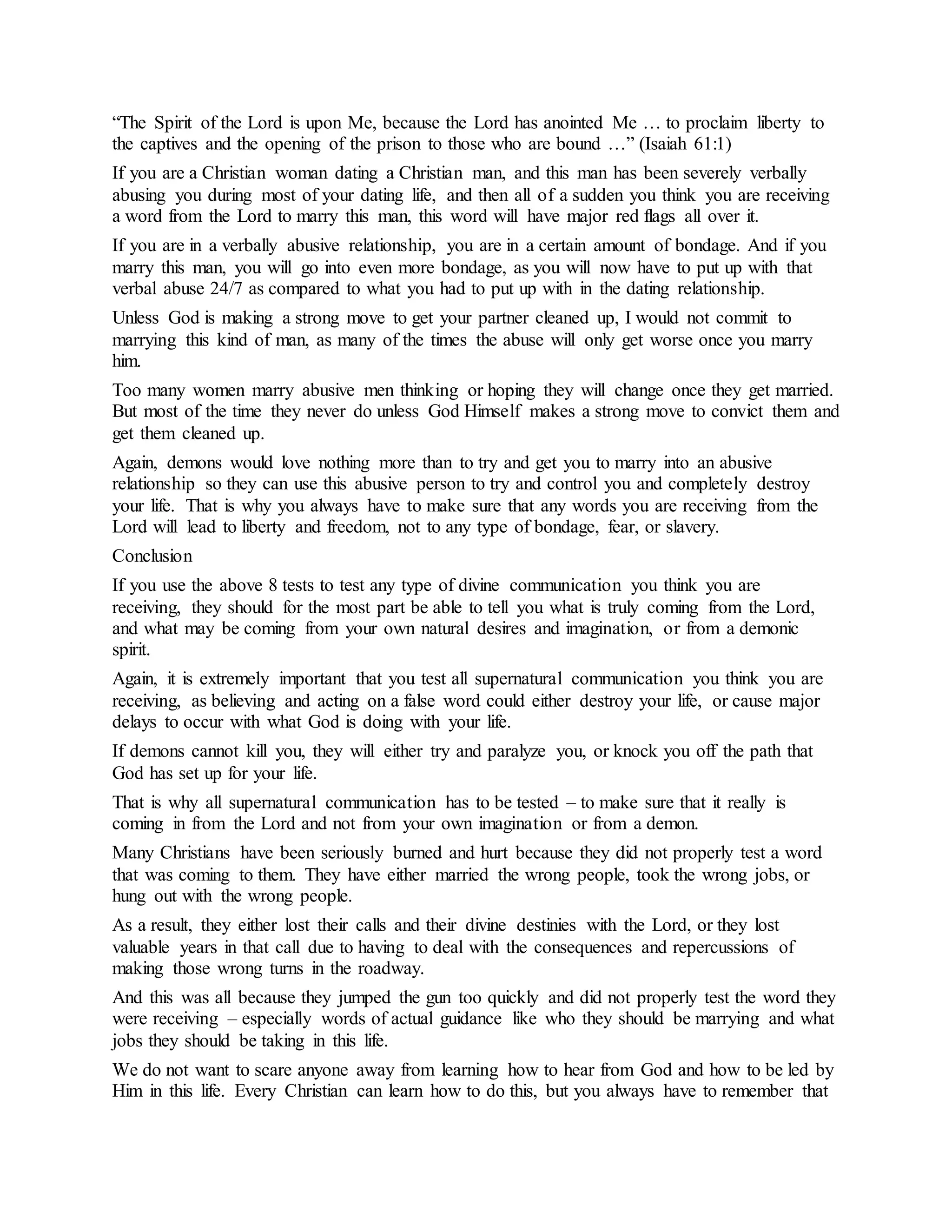 Holy spirit guidance | PDF