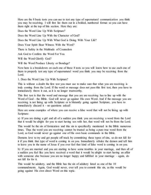 Holy spirit guidance | PDF