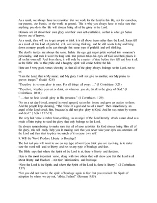 Holy spirit guidance | DOCX