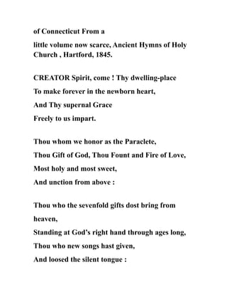 Holy spirit hymns through history vol. 2 | RTF