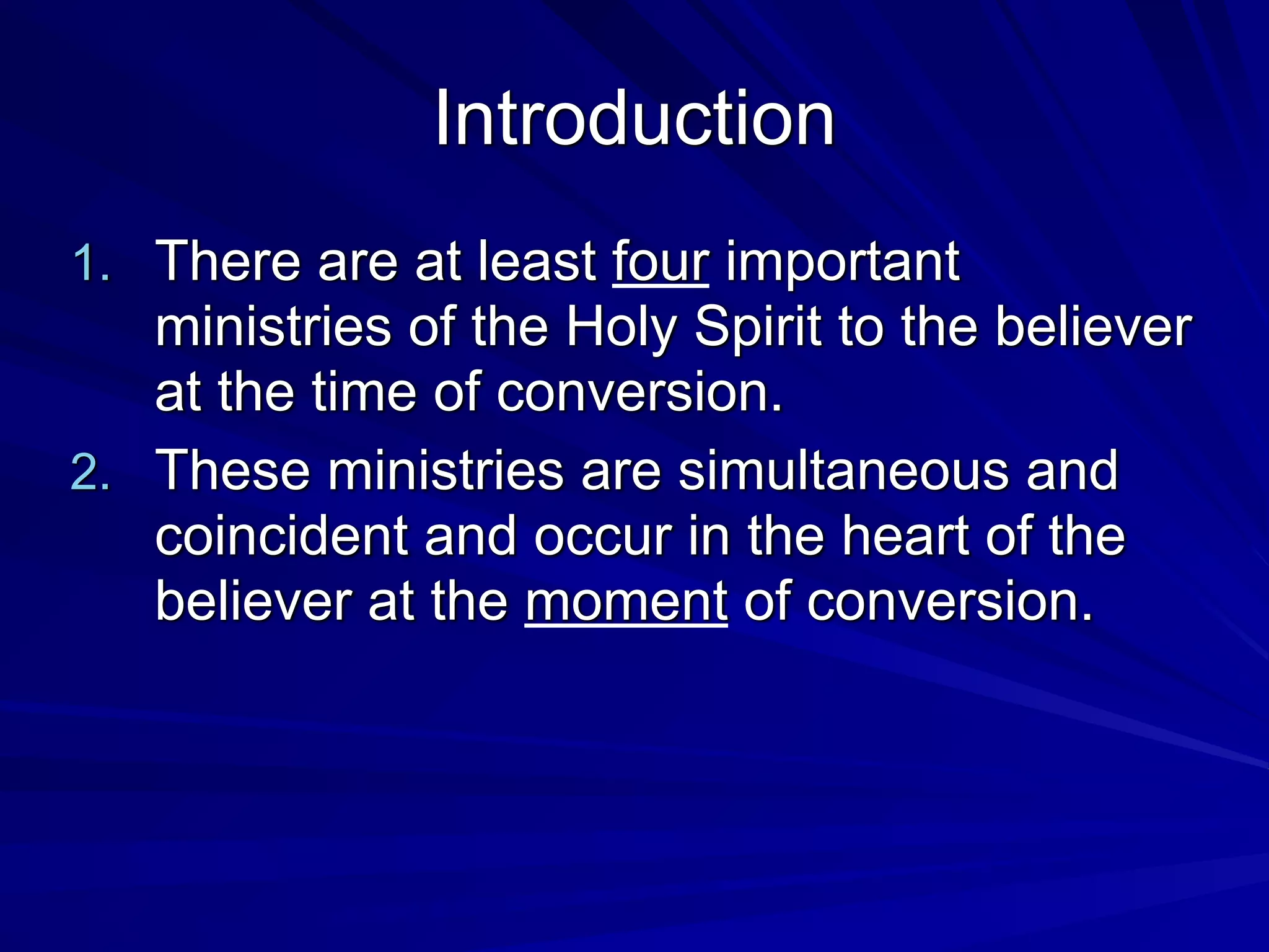 Holy Spirit in Conversion | PPT