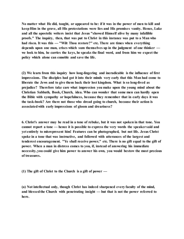 Holy spirit instructions | PDF