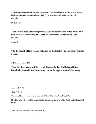 Holy spirit lesson 1 | PDF