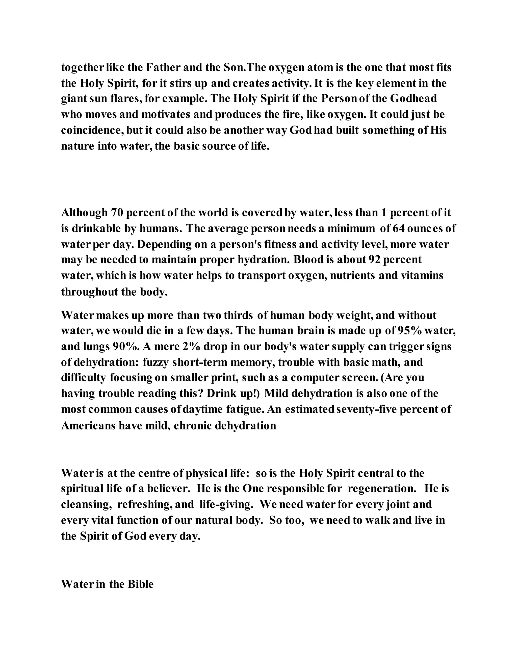 Holy spirit lesson 3 | DOCX
