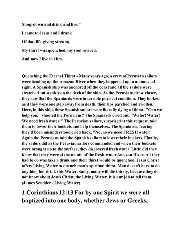 Holy spirit lesson 3 | DOCX | Christianity | Religion & Spirituality
