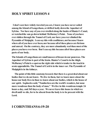 Holy spirit lesson 4 | PDF