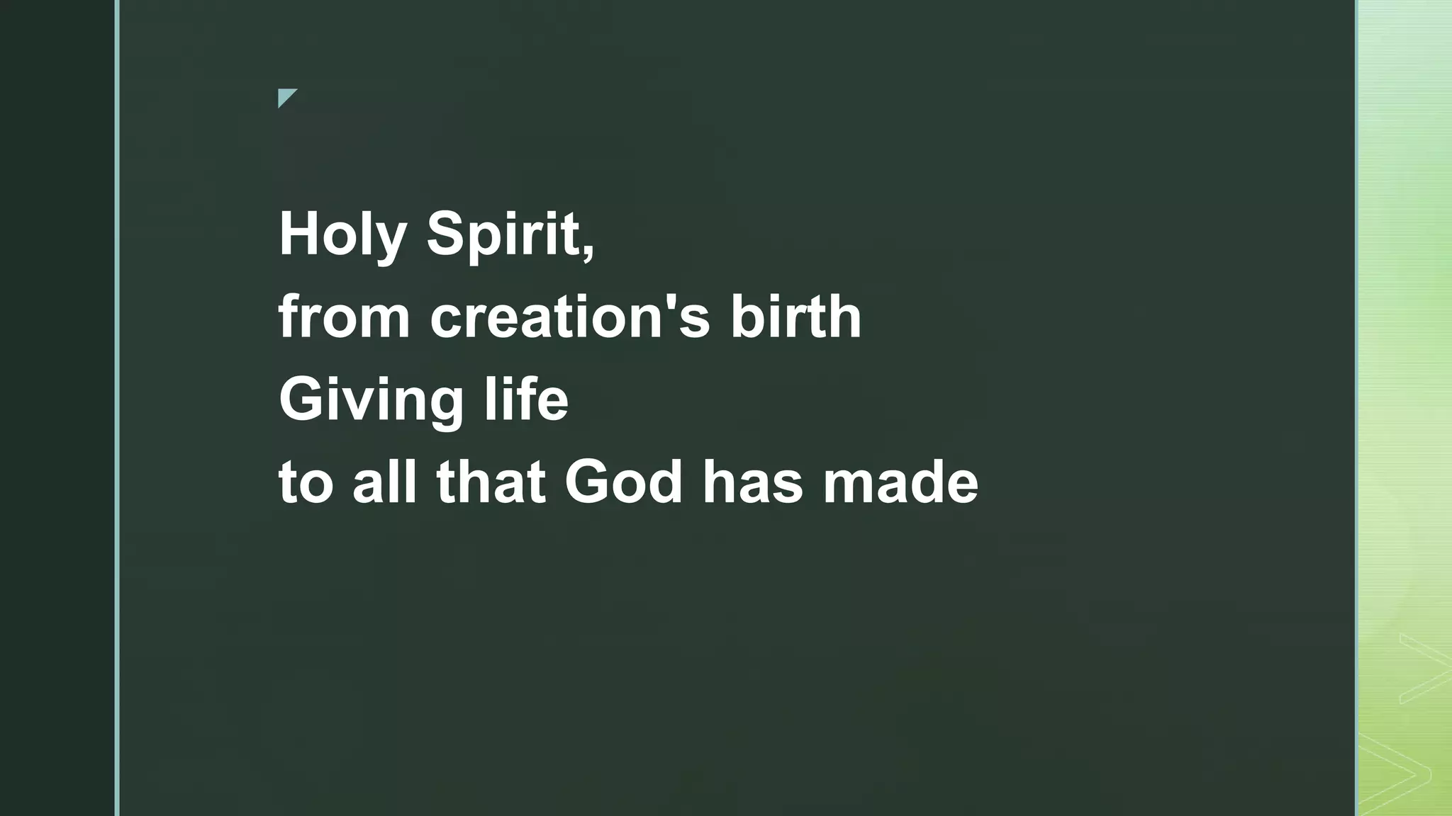 Holy Spirit, Living Breath of God .pptx