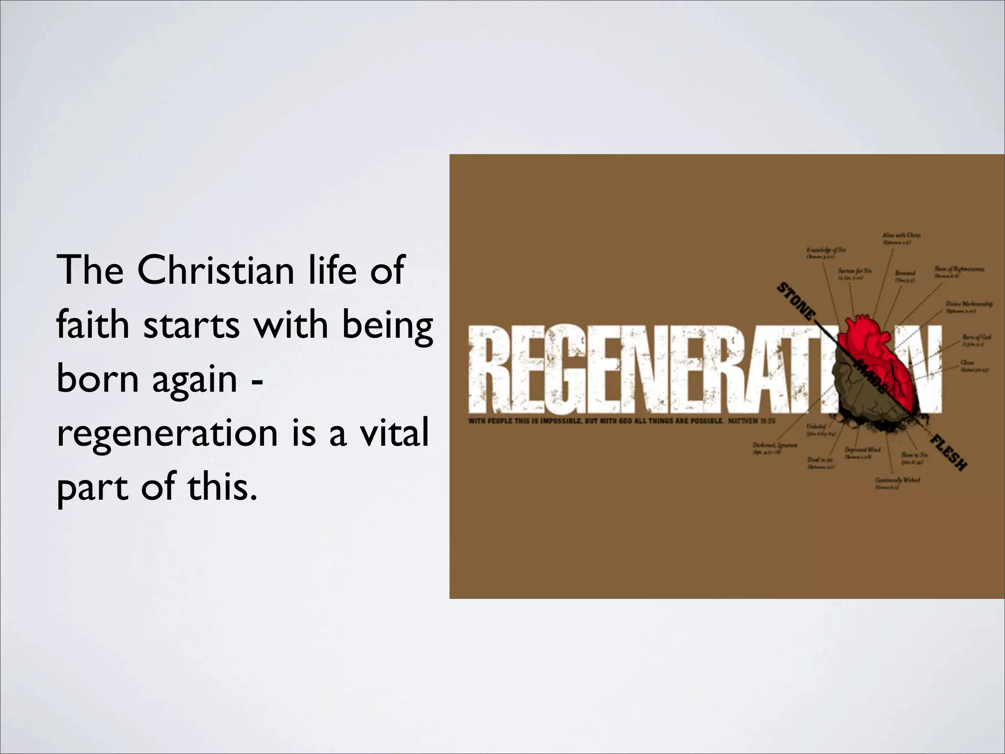 Holy spirit regeneration | PDF
