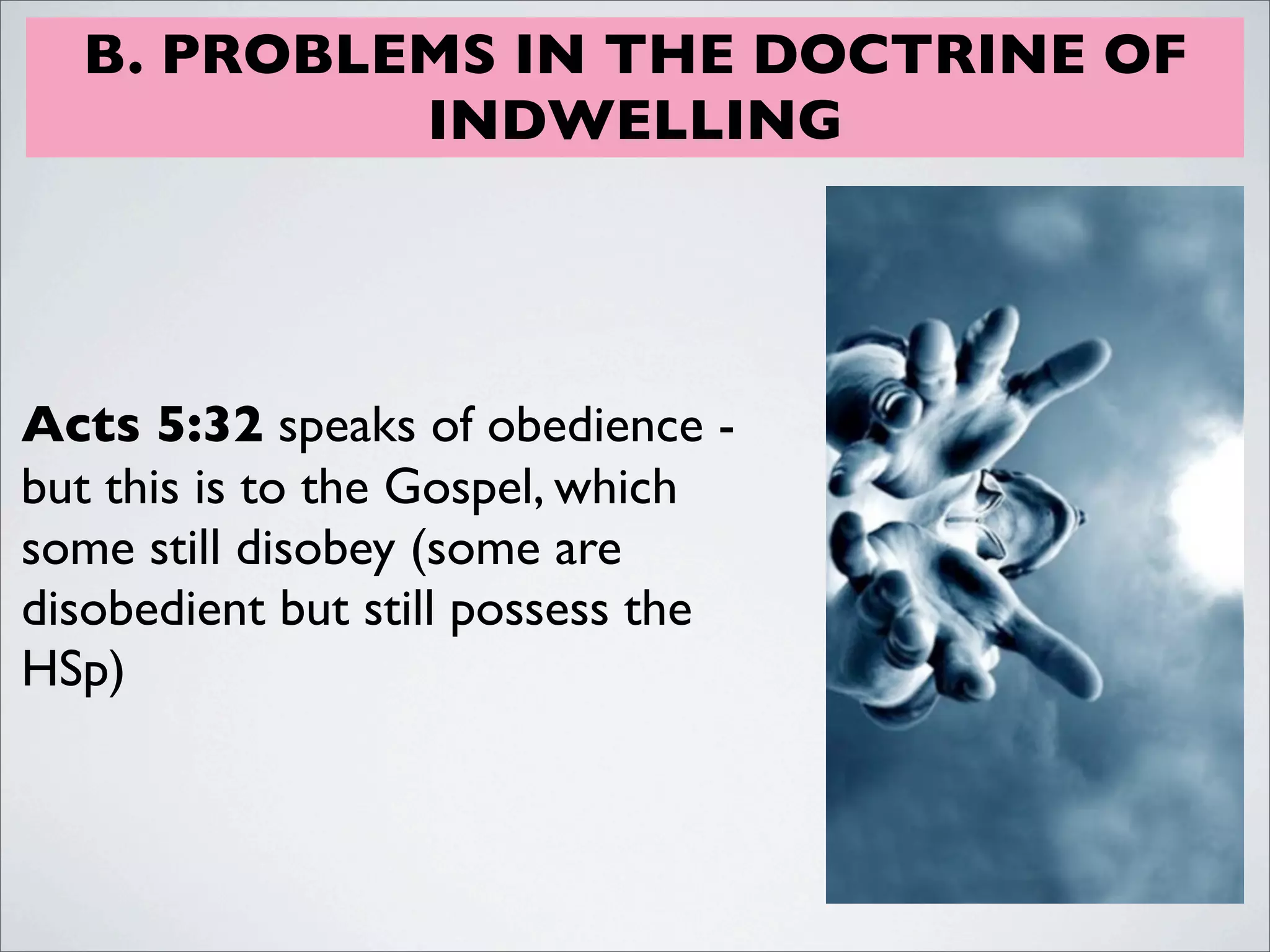 Holy spirit regeneration | PDF
