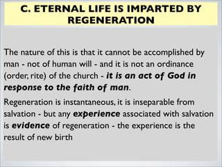 Holy spirit regeneration | PDF