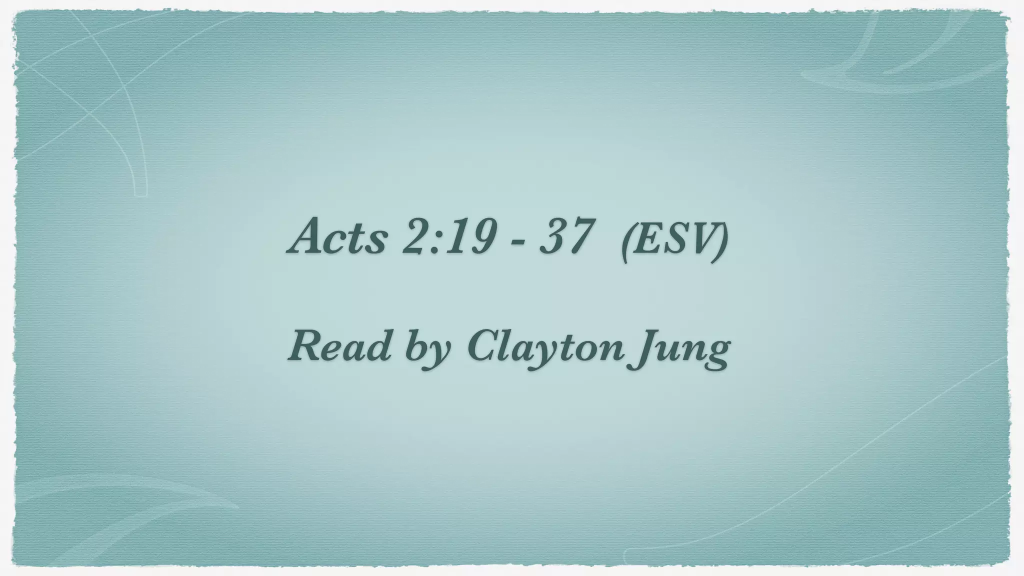 The Holy Spirit Reveals Jesus - Acts 2 | PPT