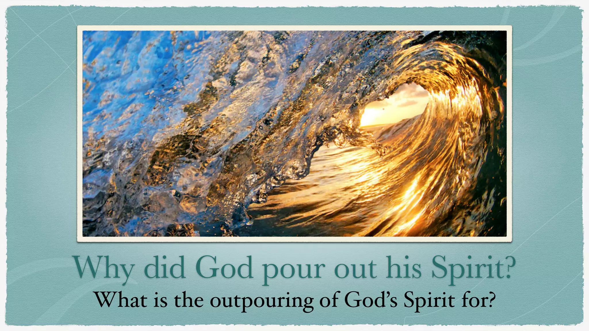 The Holy Spirit Reveals Jesus - Acts 2 | PPT