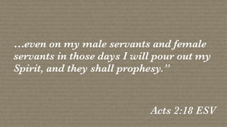 The Holy Spirit Reveals Jesus - Acts 2 | PPT