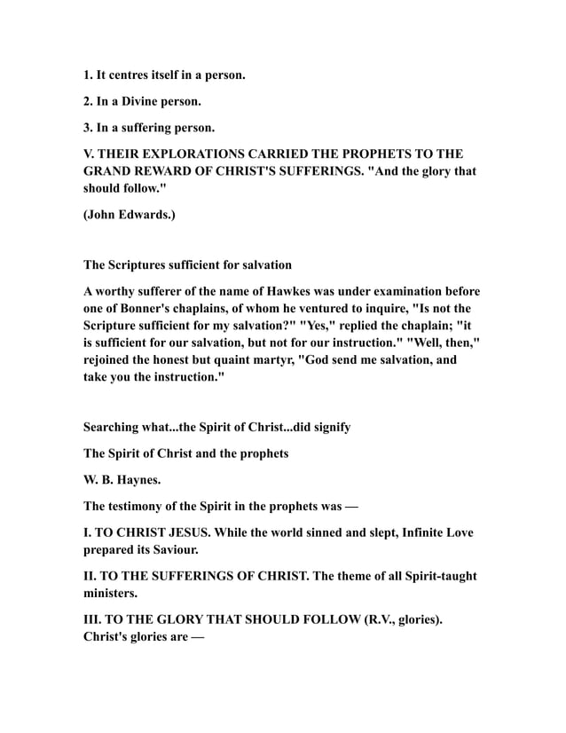 Holy spirit sermons | PDF