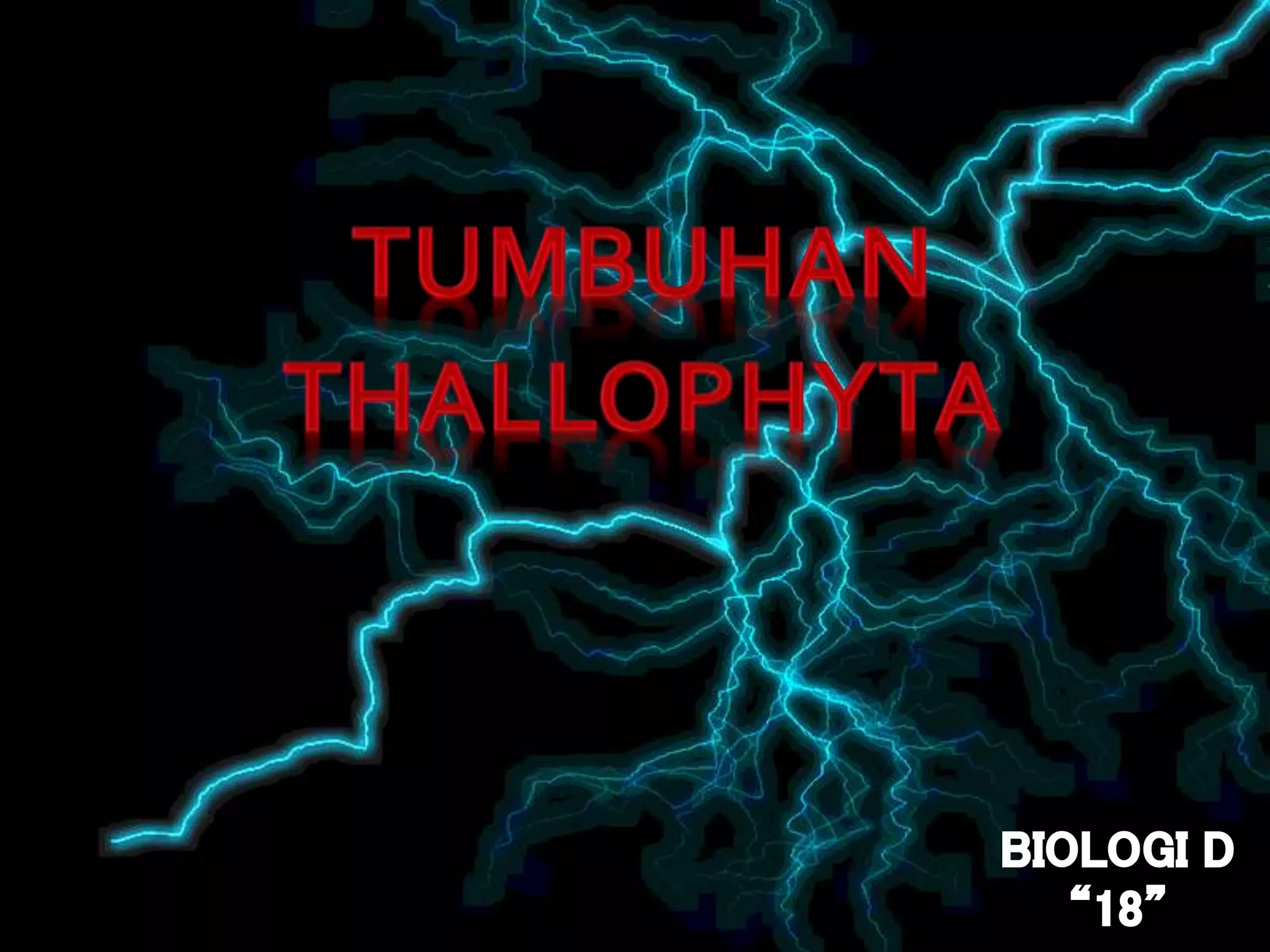 thallophyta | PPTX