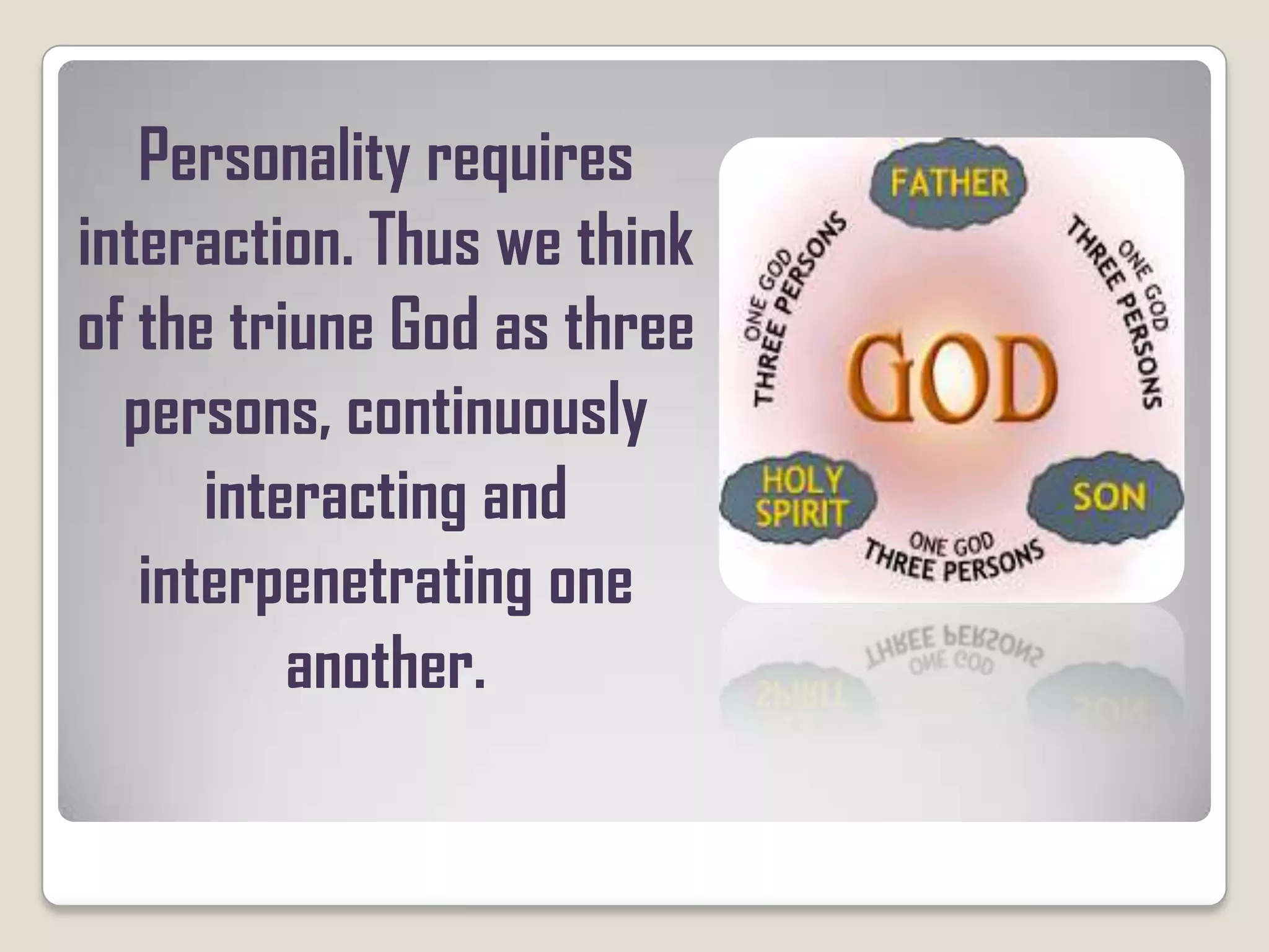 The Triune God (Talk) | PPTX