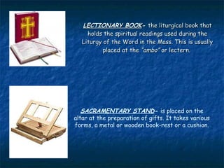 Holy Vessels (Lecture) | PPT