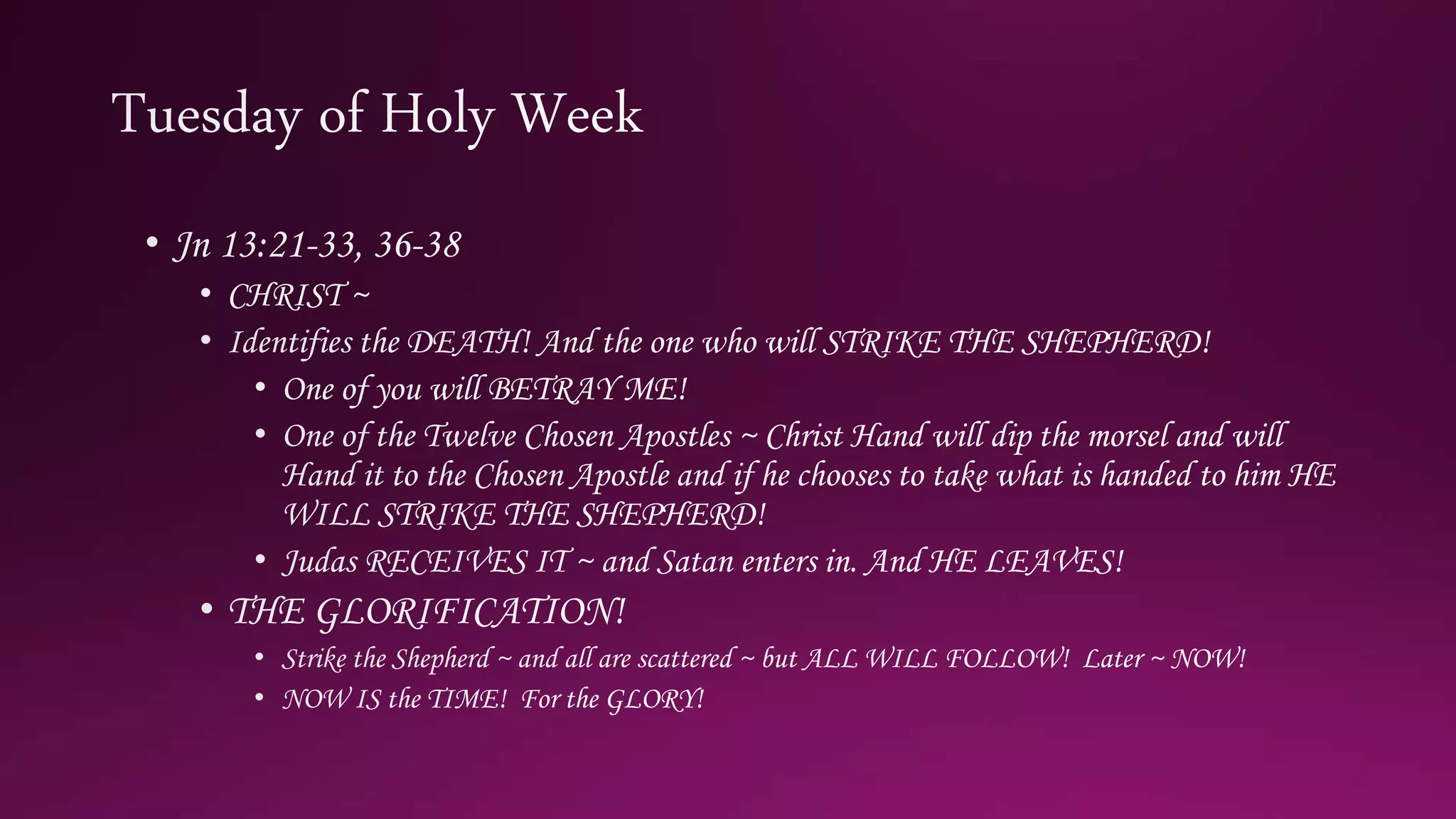Holy Week | PPT