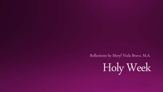 Holy Week | PPT