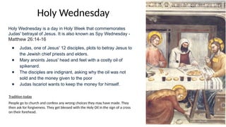 Holy Week - day by day with traditions and history | PPTX