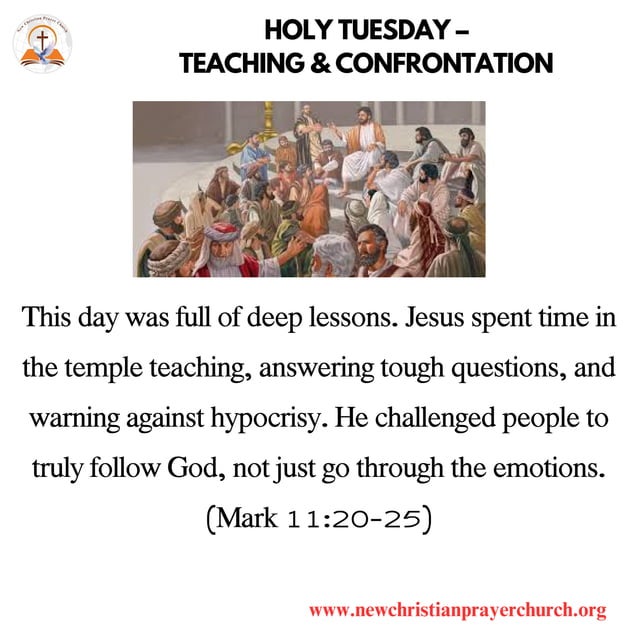 Holy Week Journey: Monday to Sunday of Jesus’ Crucifixion | PDF