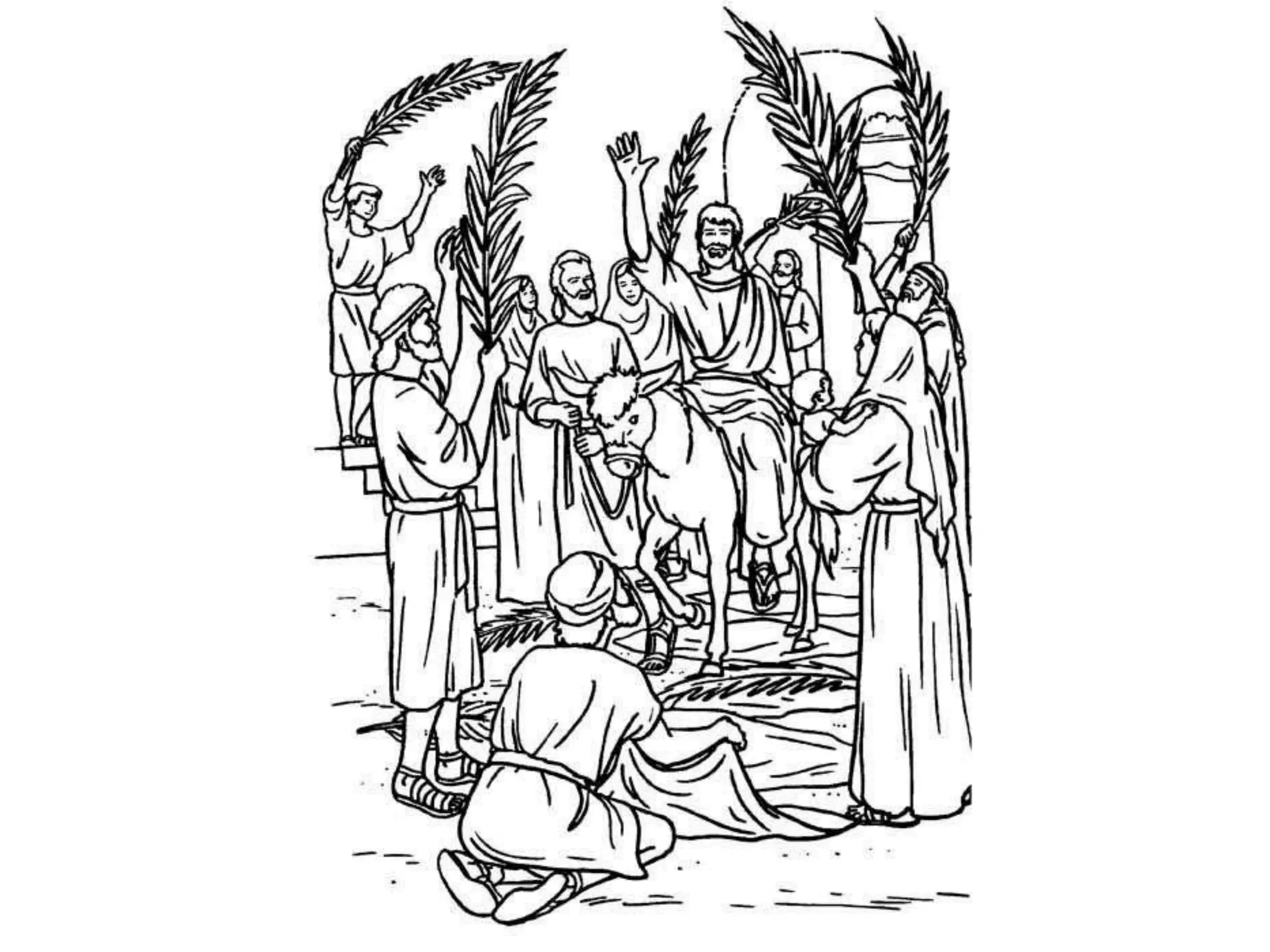 Holy week drawings for children | PPTX