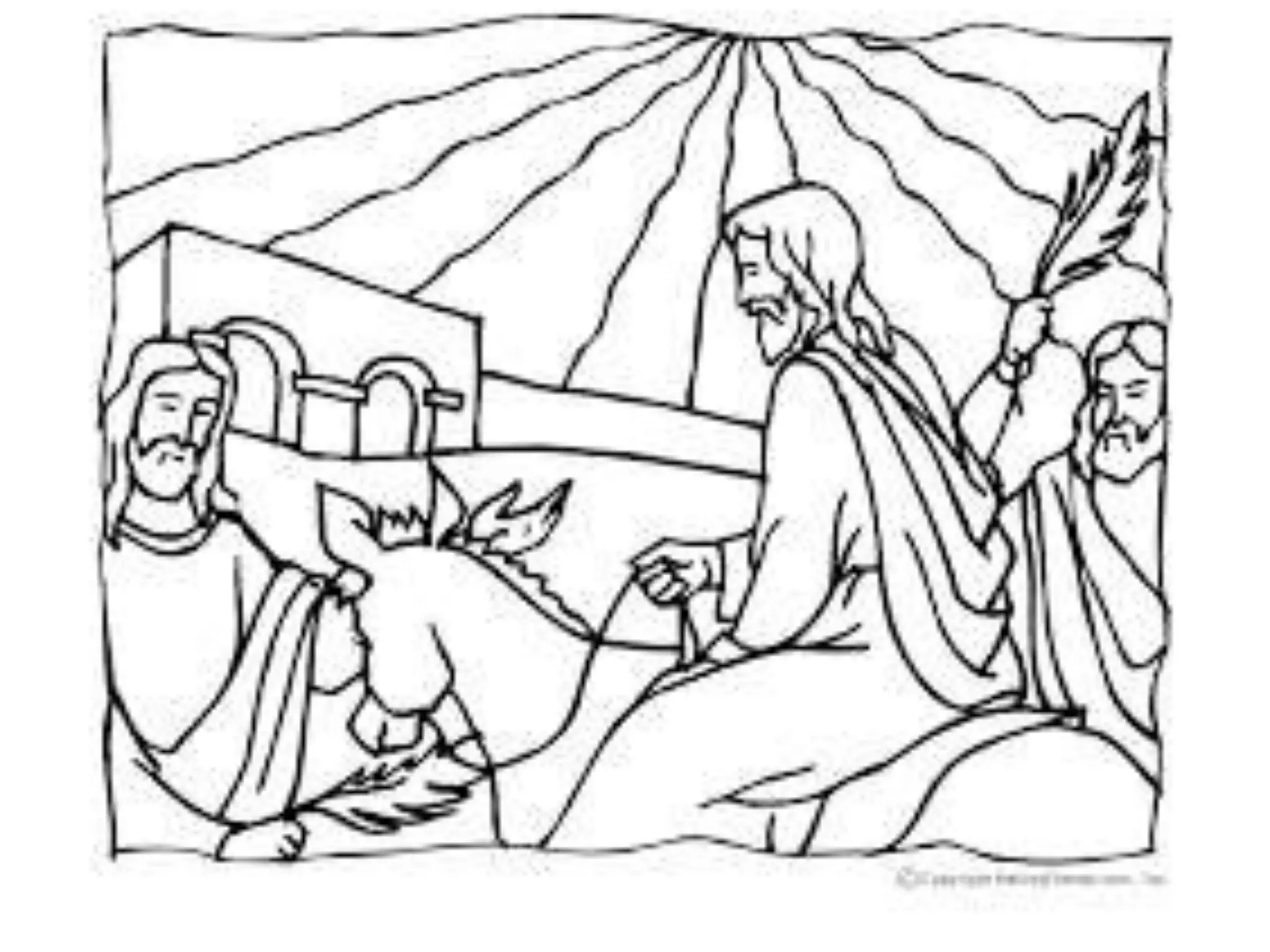 Holy week drawings for children | PPTX