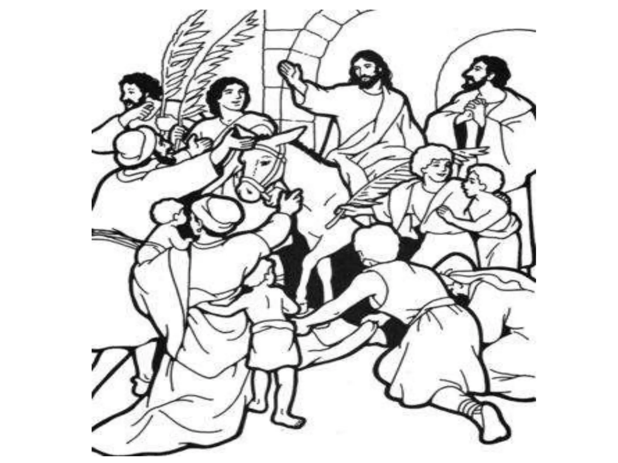 Holy week drawings for children | PPTX