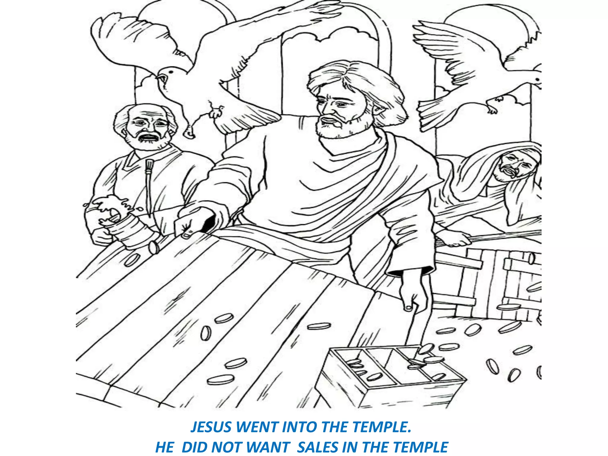 Holy week drawings for children | PPTX