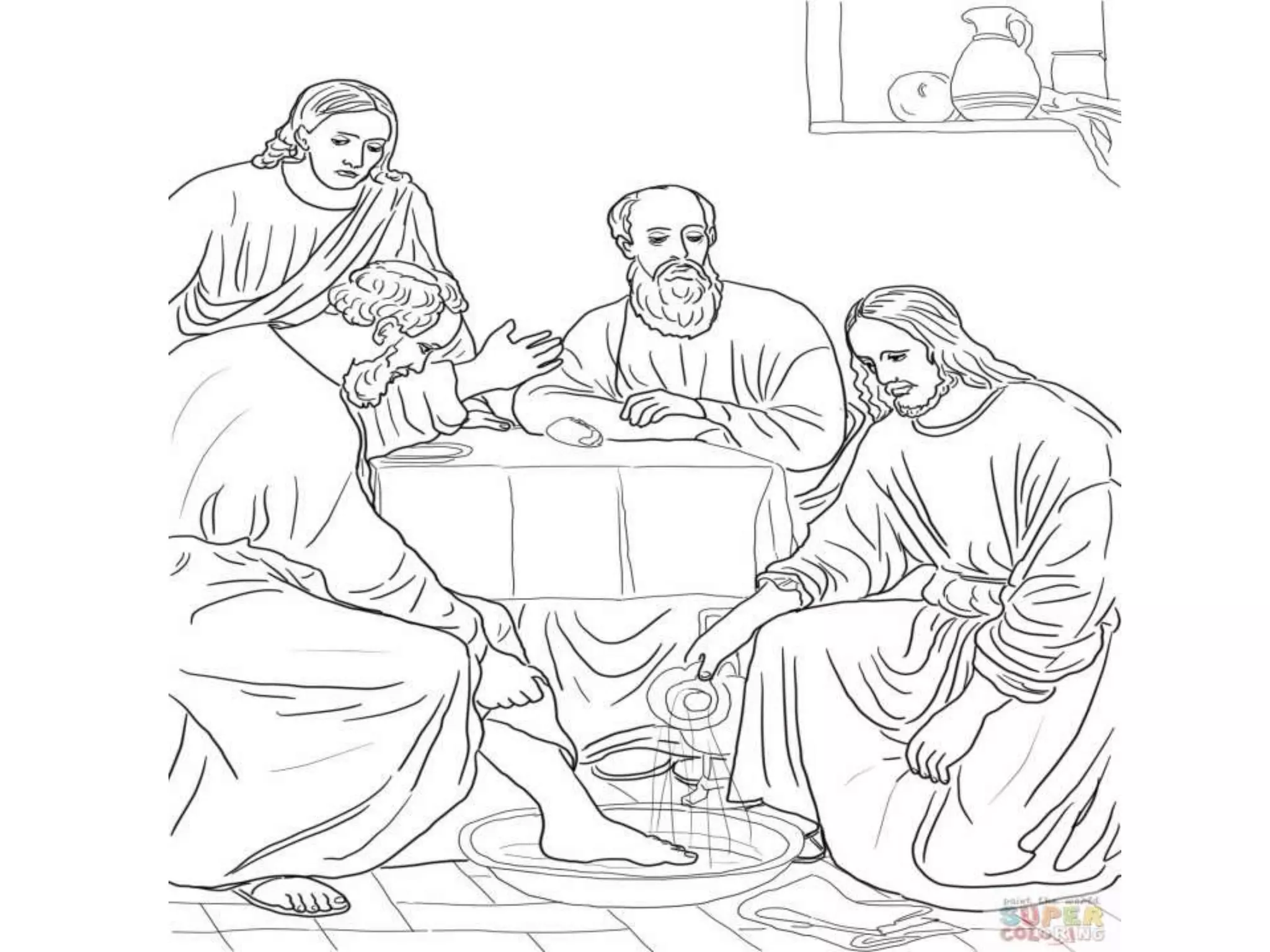 Holy week drawings for children | PPTX