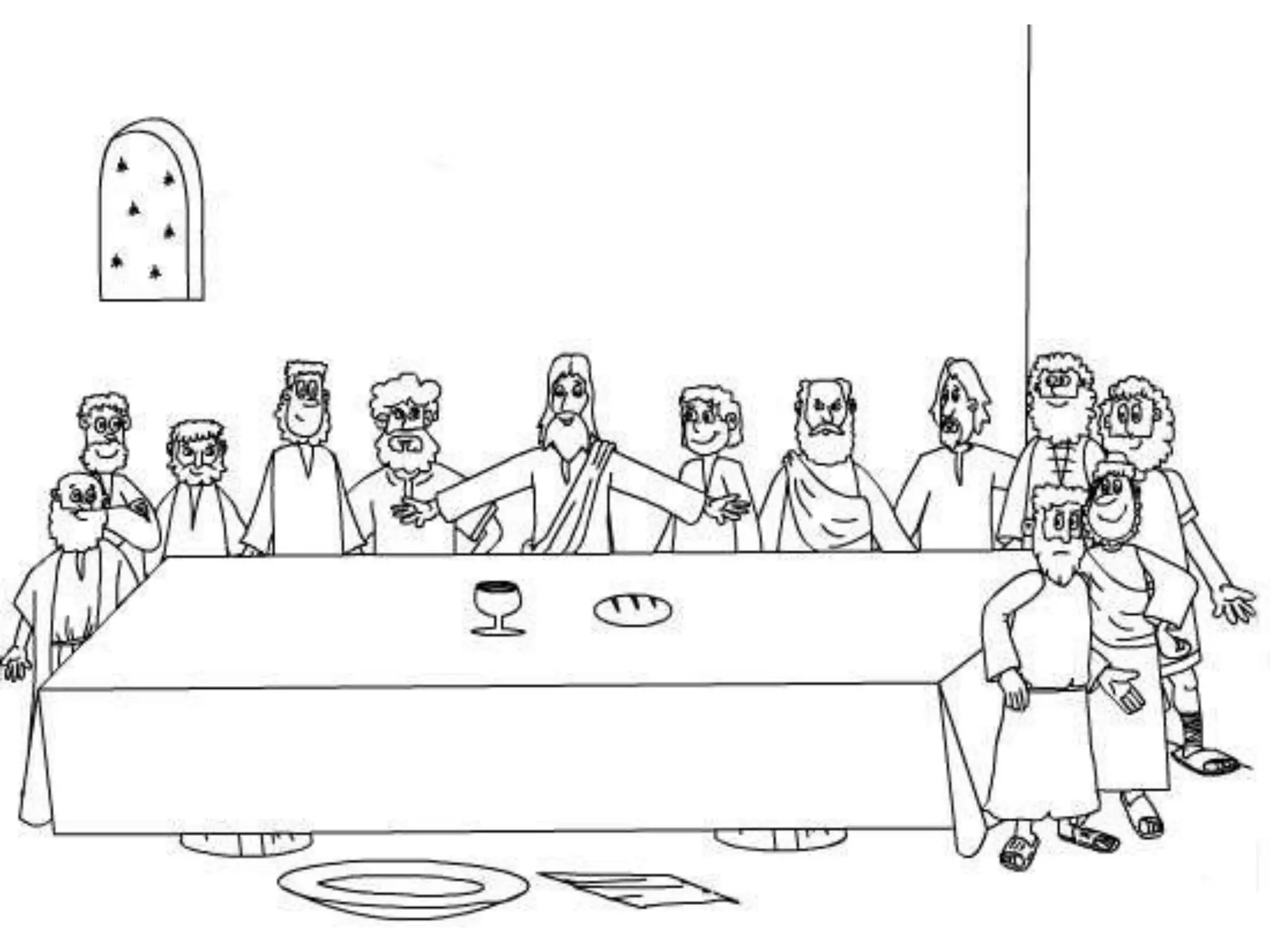 Holy week drawings for children | PPTX