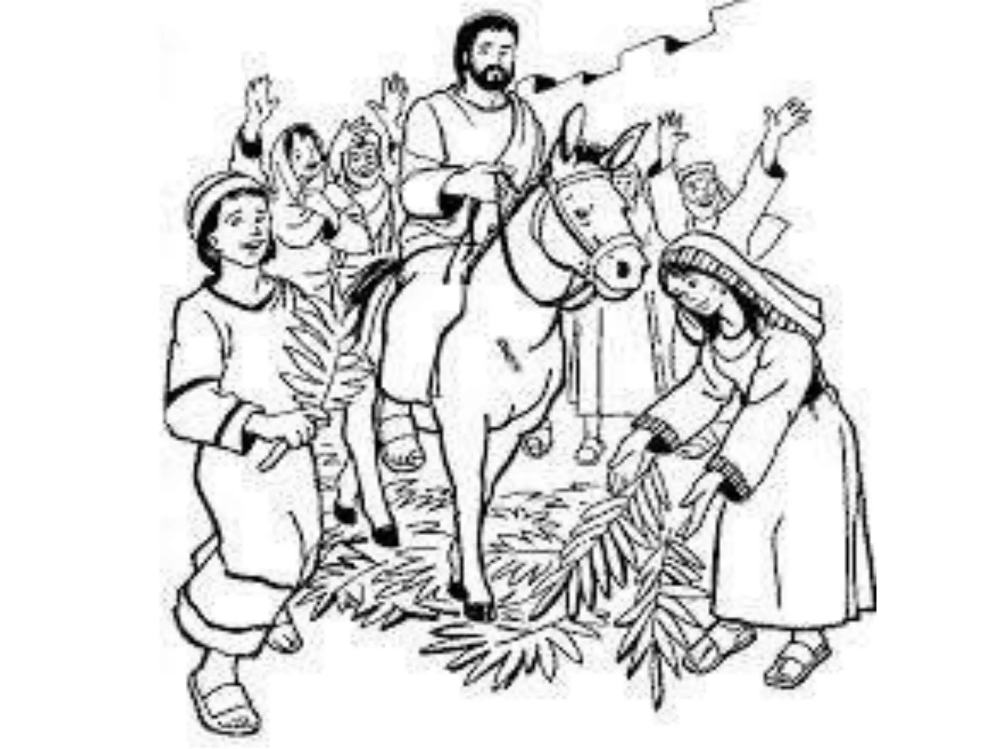 Holy week drawings for children | PPTX