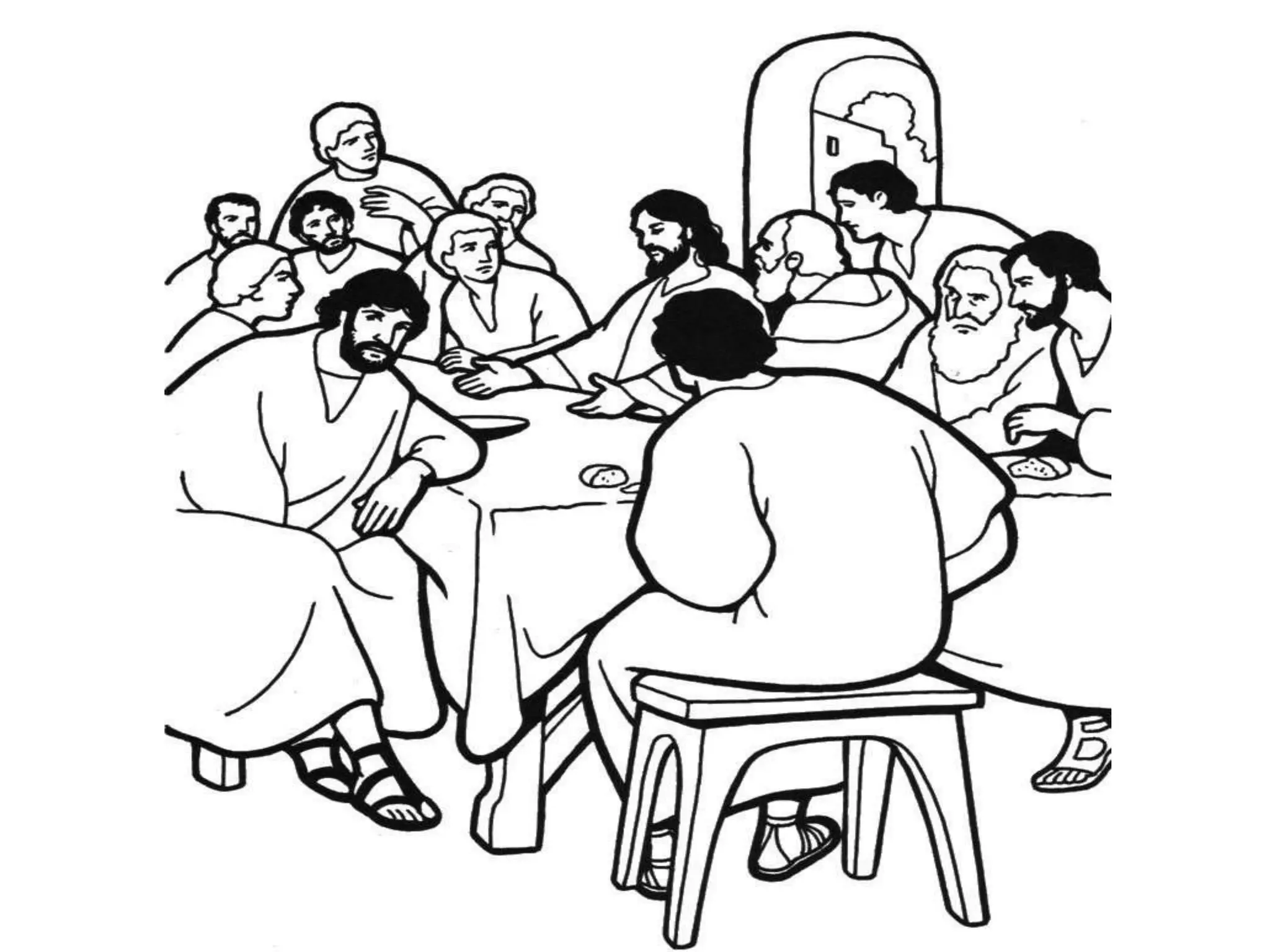 Holy week drawings for children | PPTX