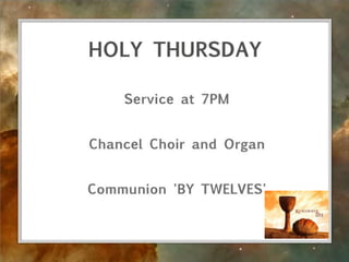 Holy Week 2011 | PPT
