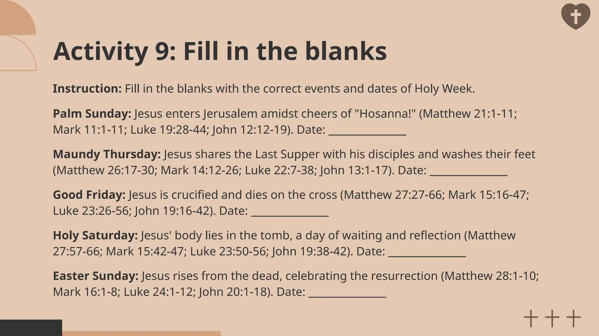 Holy Week Activities for High School by Slidesgo.pptx