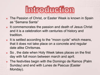 Holy week alejandro | PPTX