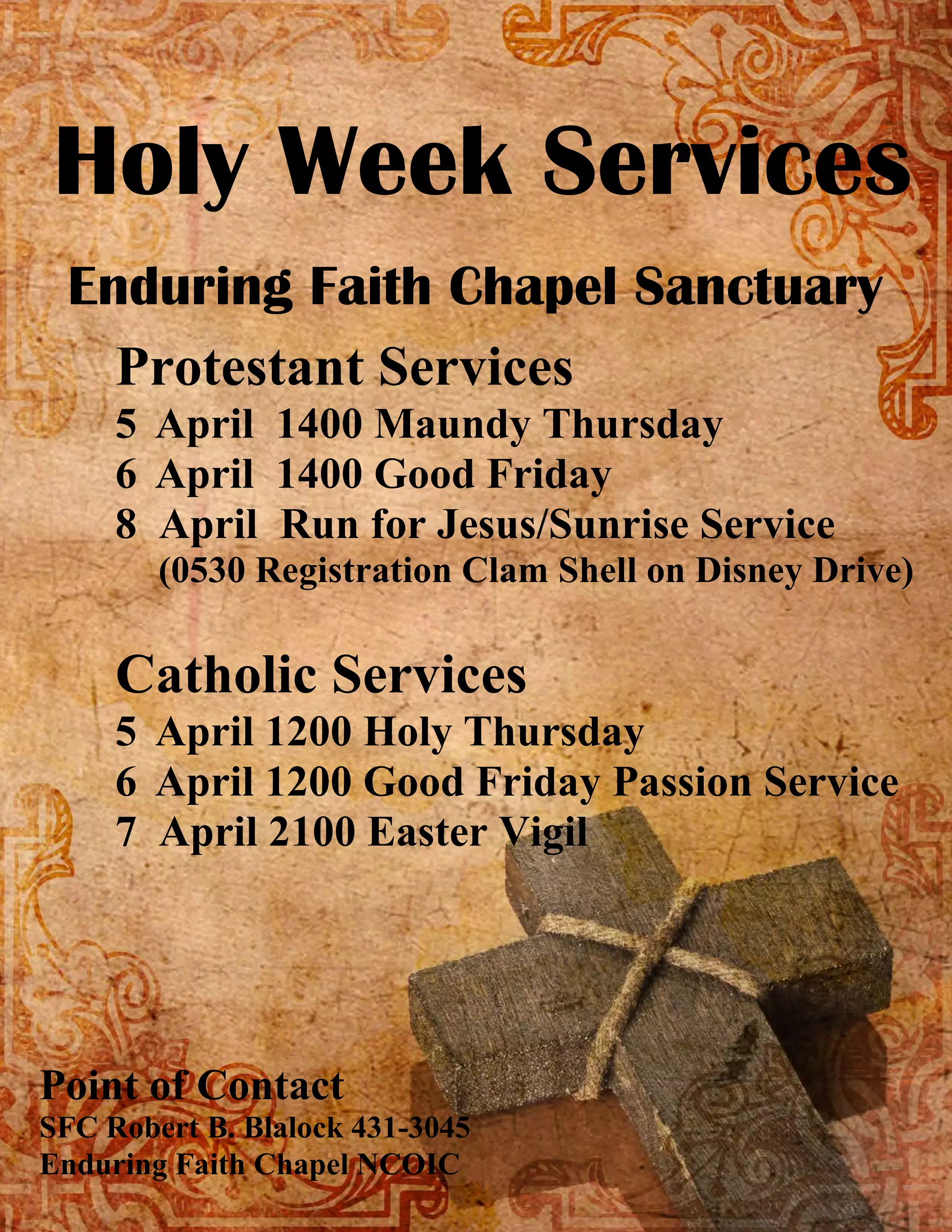 Holy week flyer | PDF