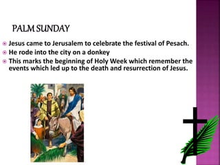 Holy week second grade | PPT